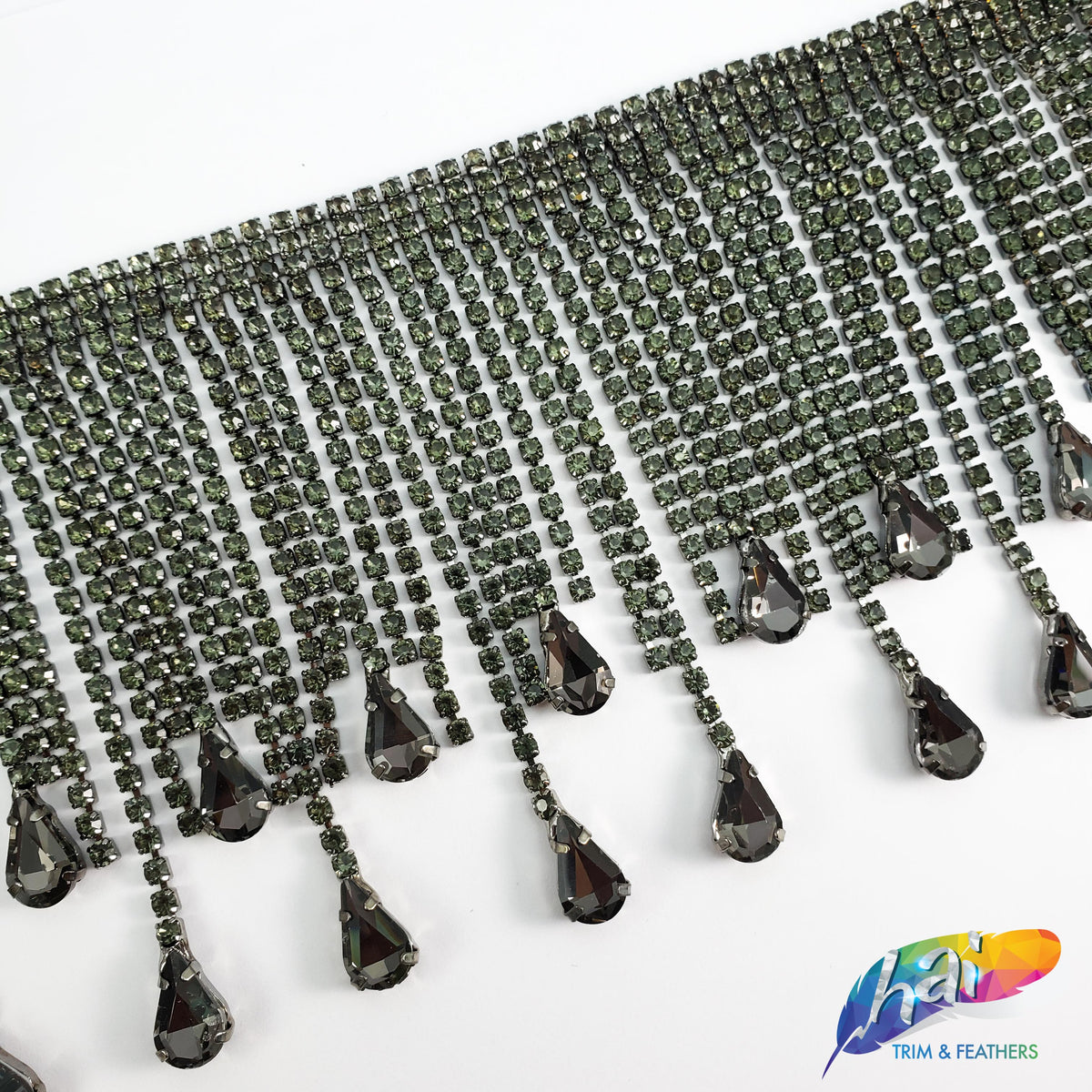Rhinestone Fringe – Hai Trim & Feathers