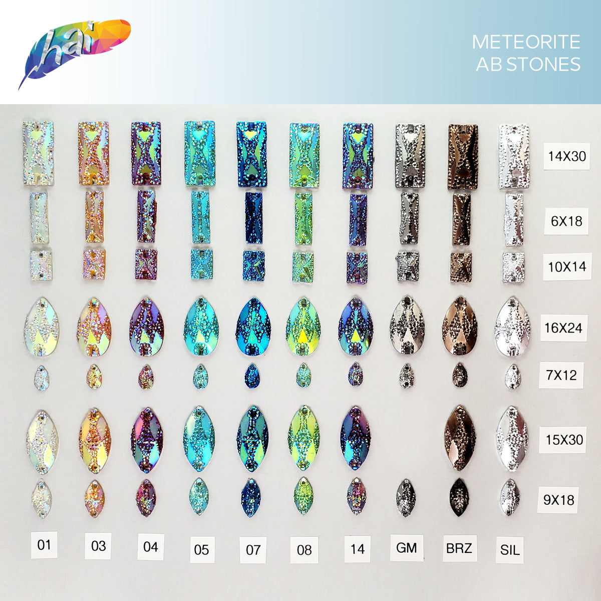 Bronze Meteorite Textured Resin Stones – Hai Trim & Feathers