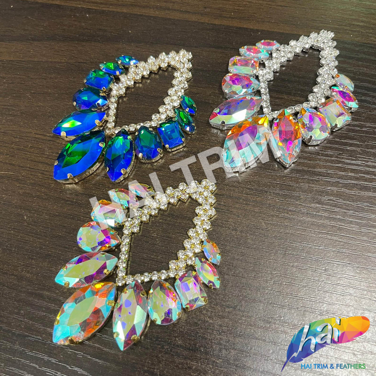 SALE! Fancy Motif Rhinestone Applique on Metal Setting, YH-116 – Hai ...